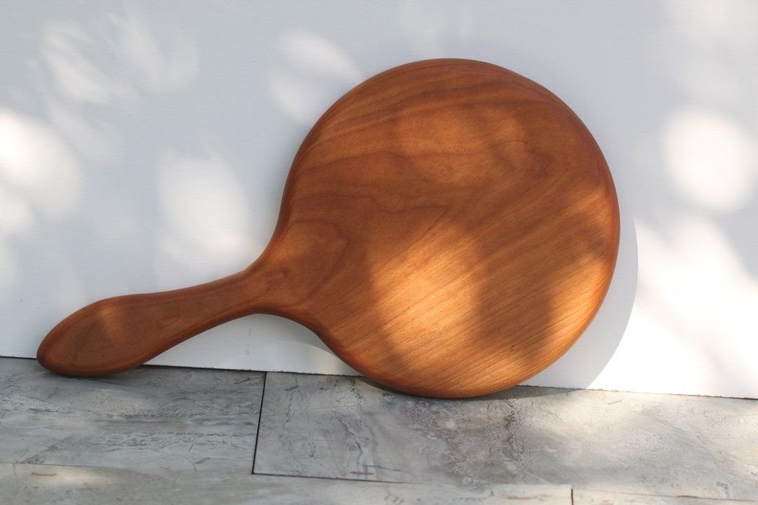 Hand Held Mirror, 6" Beveled Glass Mirror American Cherry Wood - Etsy
