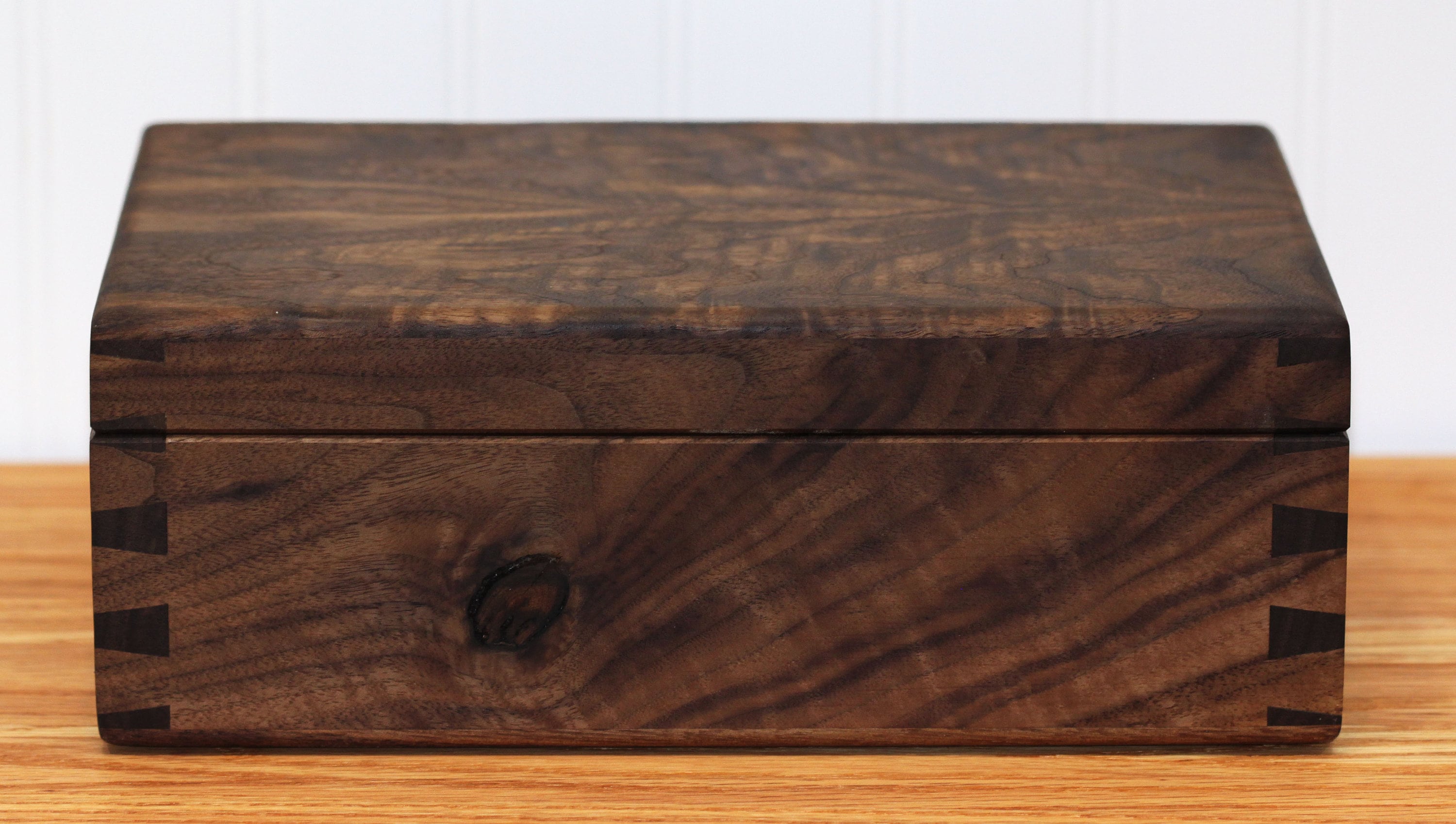 Dovetail Keepsake Box, Walnut Wood Box, Memory Box Figured Walnut, Black Walnut - Etsy