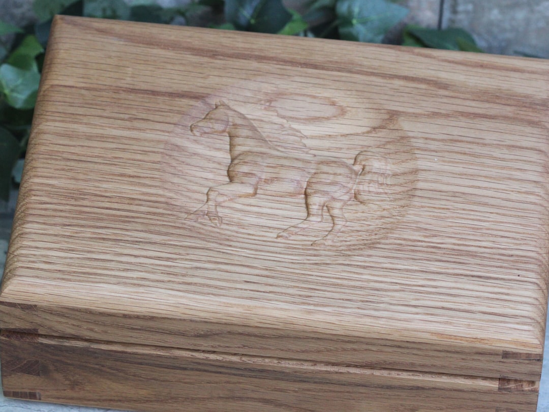 Wooden Memory Box – Keepsake Box, Dovetail Box, Horse Box, Riding Box ...