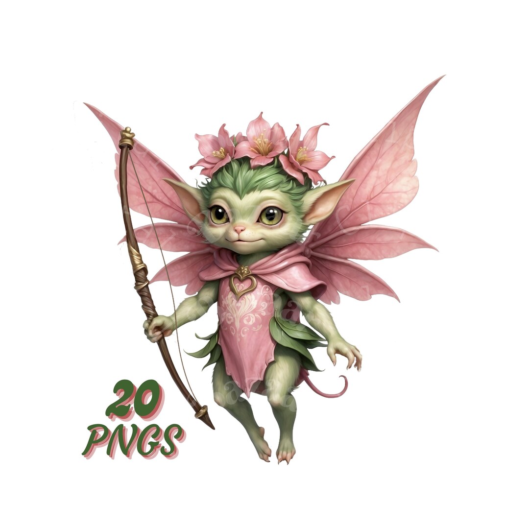 Valentines Day Clipart Bundle of Cheeky Imps, Cute Valentines PNG ...