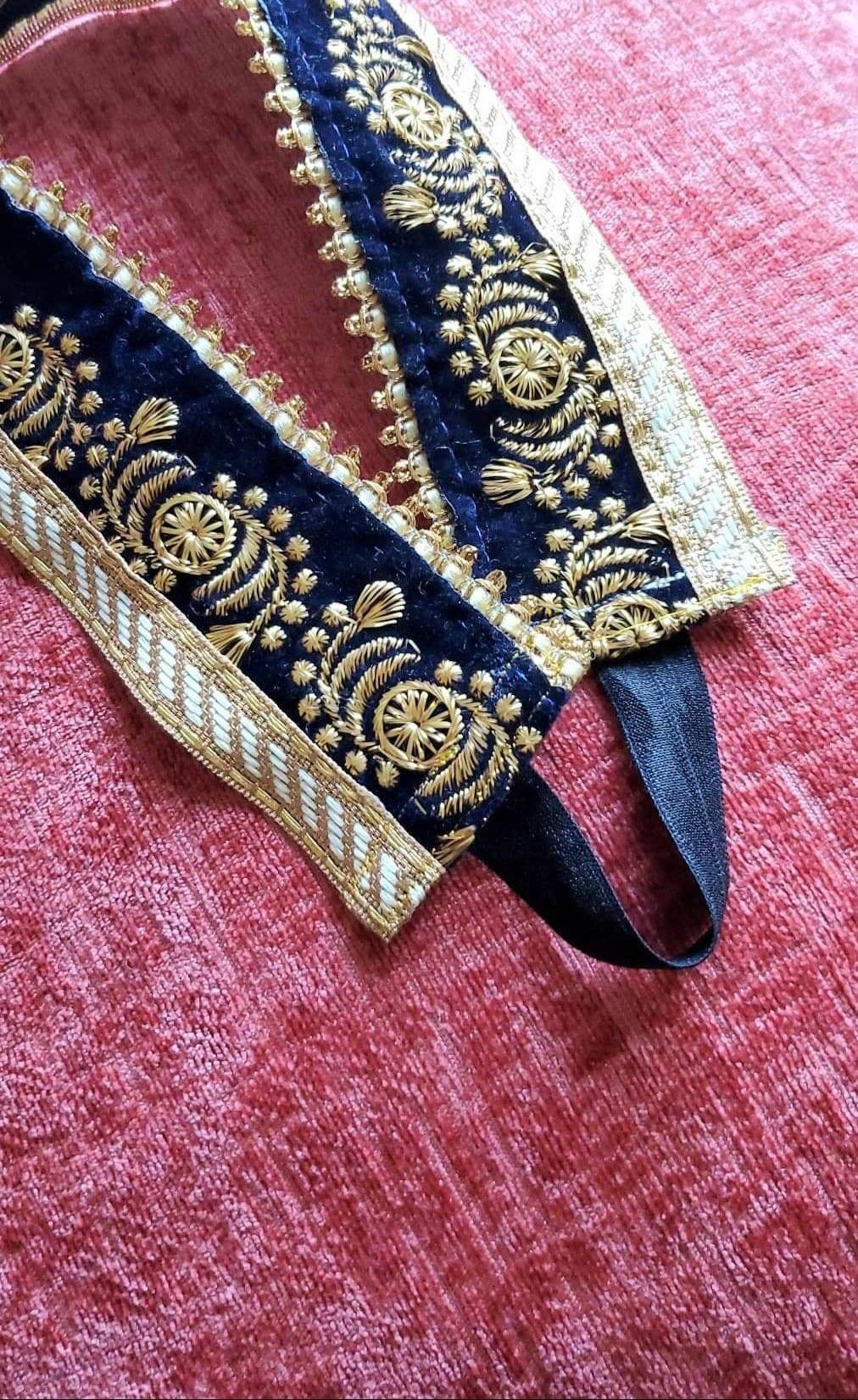 UNIQUE Hippie Headband boho headband embroidered festival | Etsy