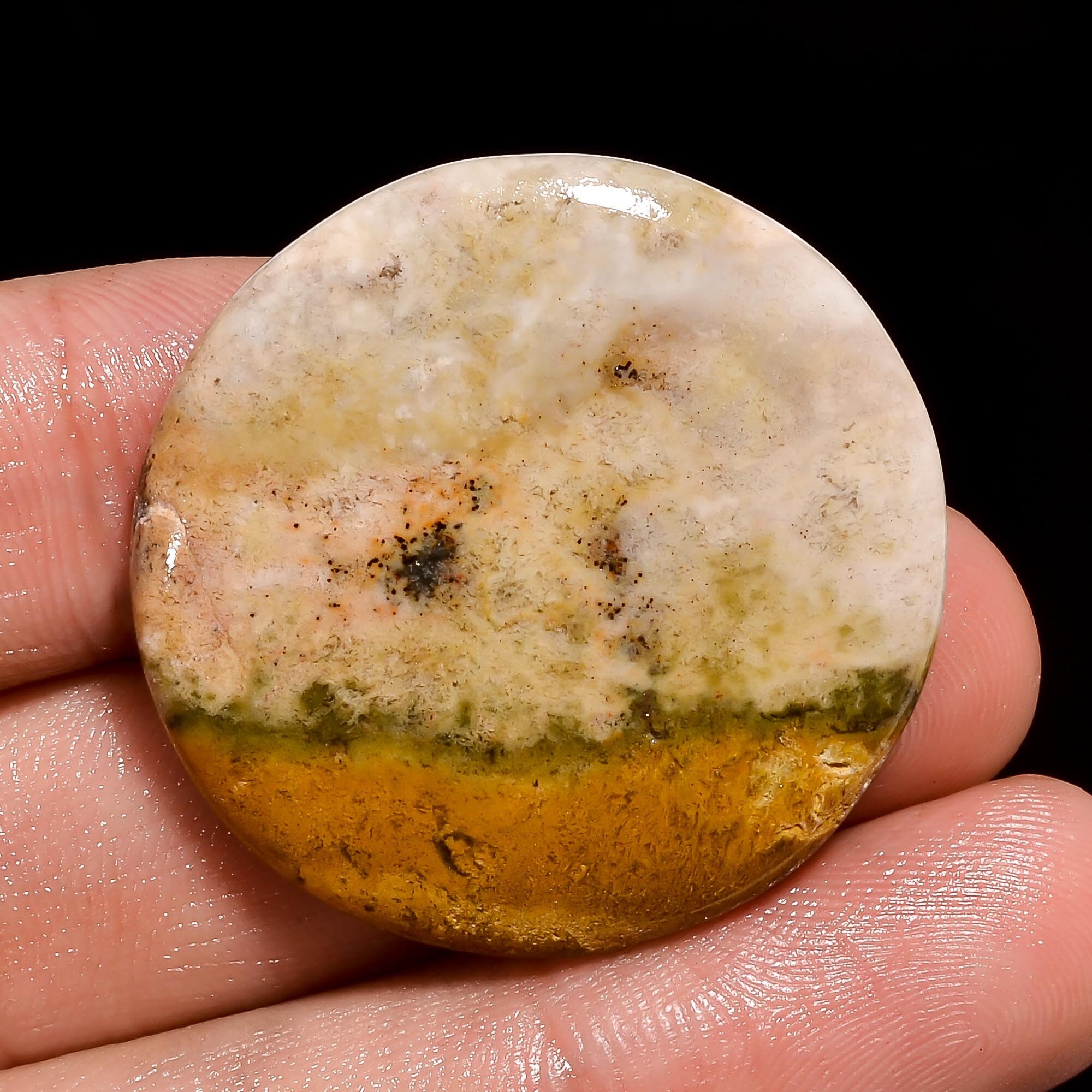 Splendid Ocean Jasper Gemstone/Ocean Jasper Round | Etsy