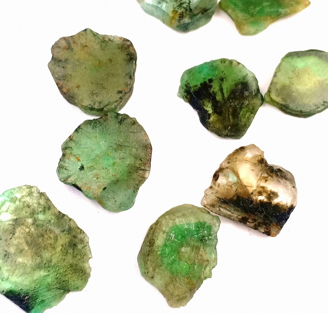 Attractive Emerald Gemstone, Rough Shape Emerald Gemstone, 35 Ct, Ring ...