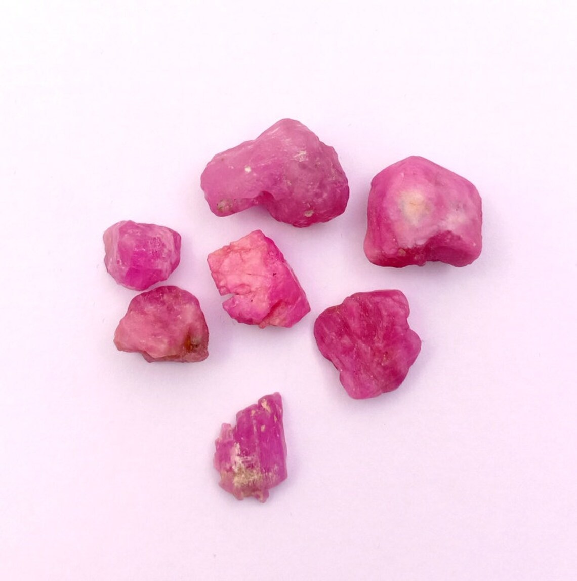 Pink Sapphire Rough Gemstone/Beautiful Pink Sapphire Raw | Etsy