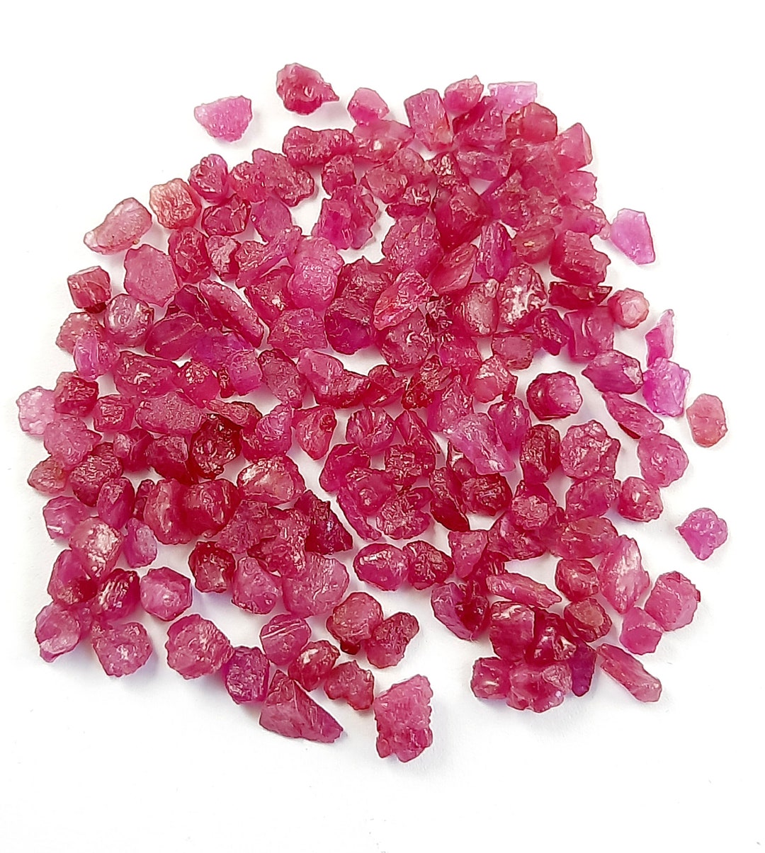 Natural Pink Sapphire Rough Loose Pink Sapphire Gemstone - Etsy