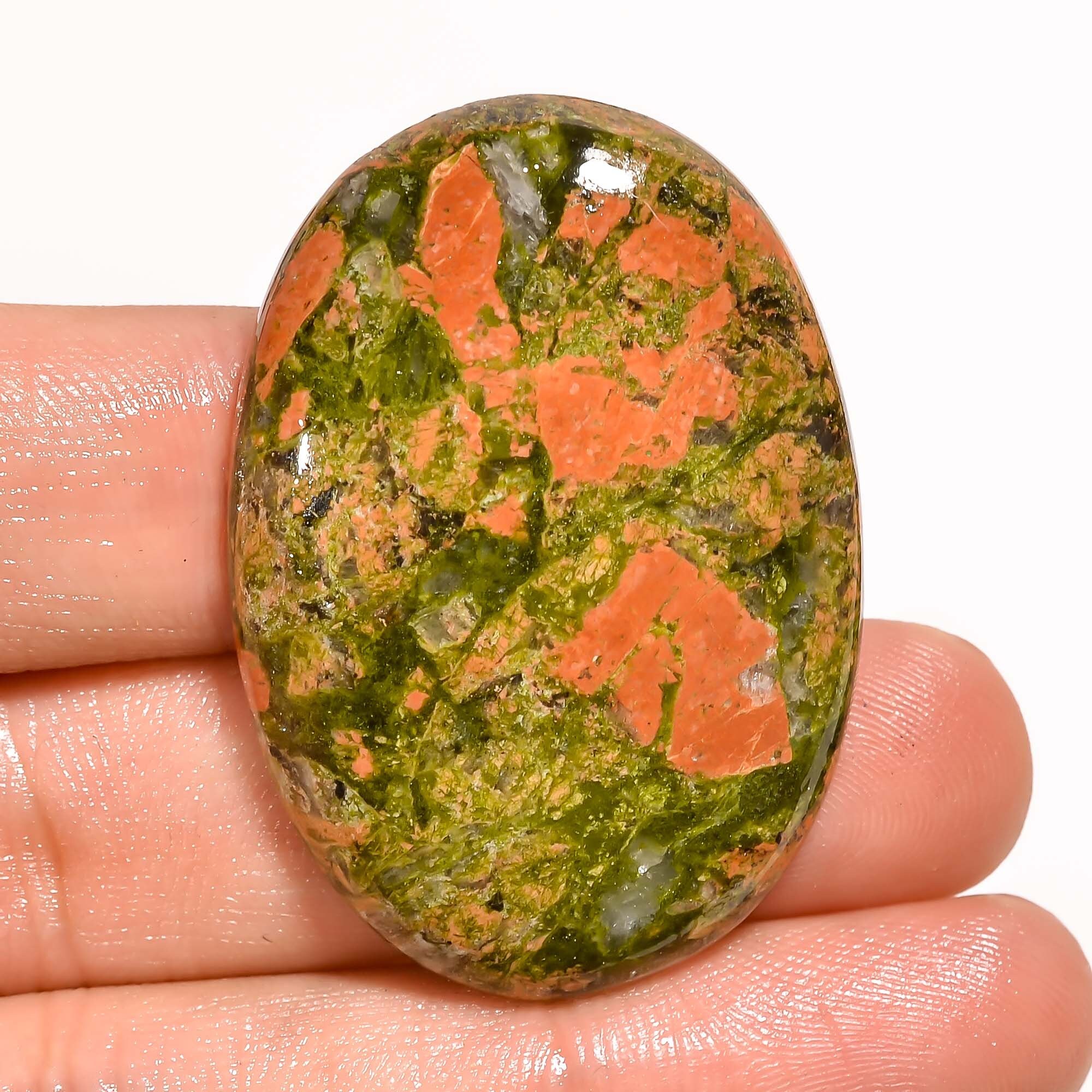 Marvelous Unakite Jasper Gemstone/Unakite Jasper Oval/Natural | Etsy