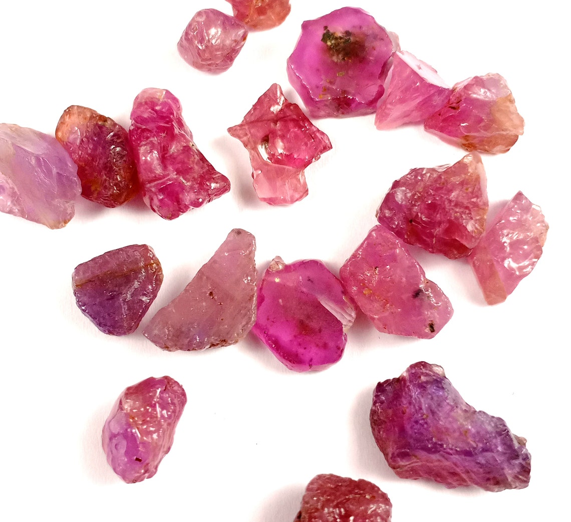 Pink Sapphire Raw/Pink Sapphire Gemstone/100% Natural Sapphire | Etsy