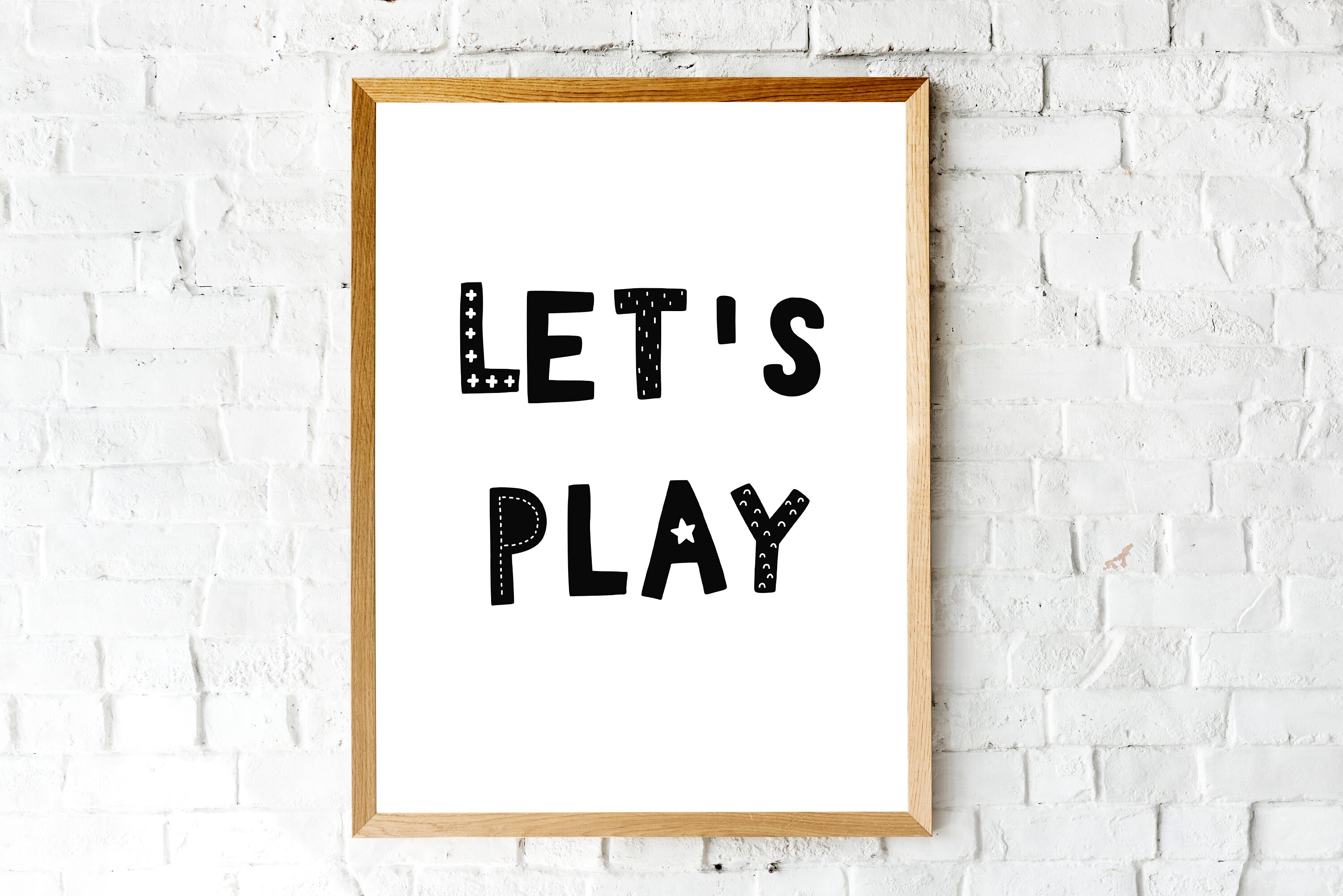 Let's Play Inspirational Printable Kids Artclipart - Etsy