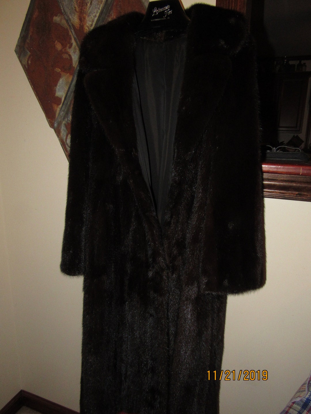 Vintage 3/4 to Full Length Mink Fur Coat - Etsy