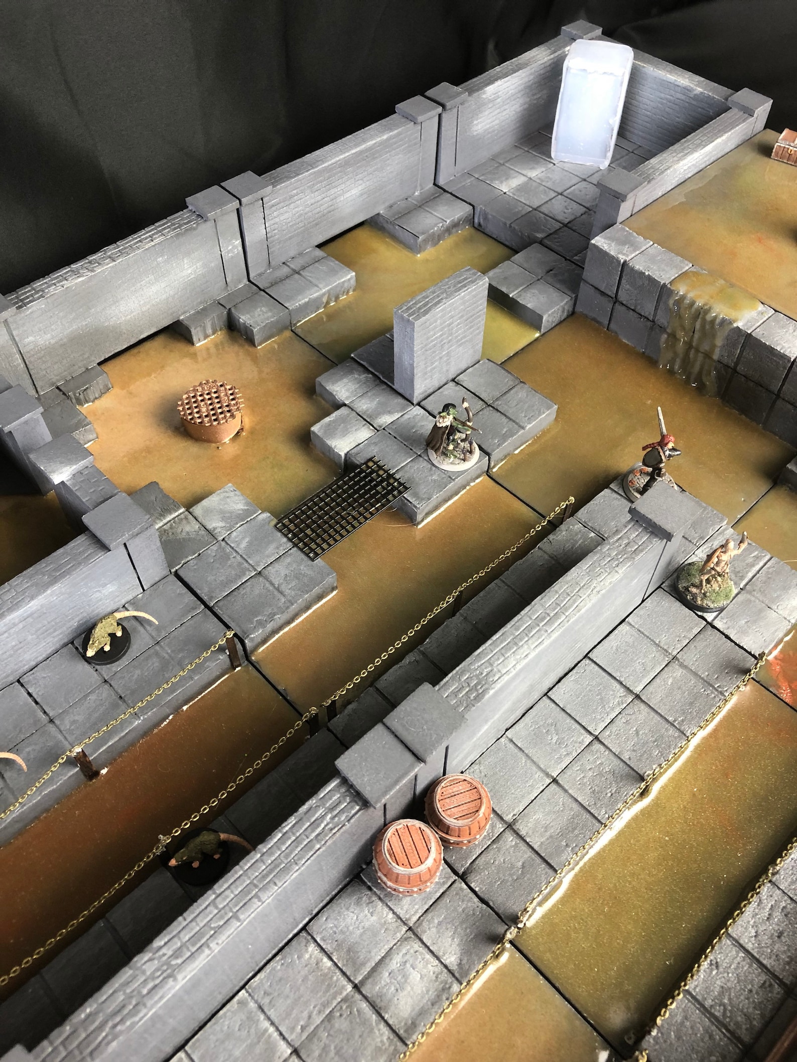 Sewer Set Dnd Terrain Tabletop Terrain Modular - Etsy