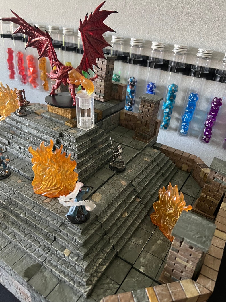 Modular Stairs and Daises Dnd Terrain Tabletop Terrain - Etsy