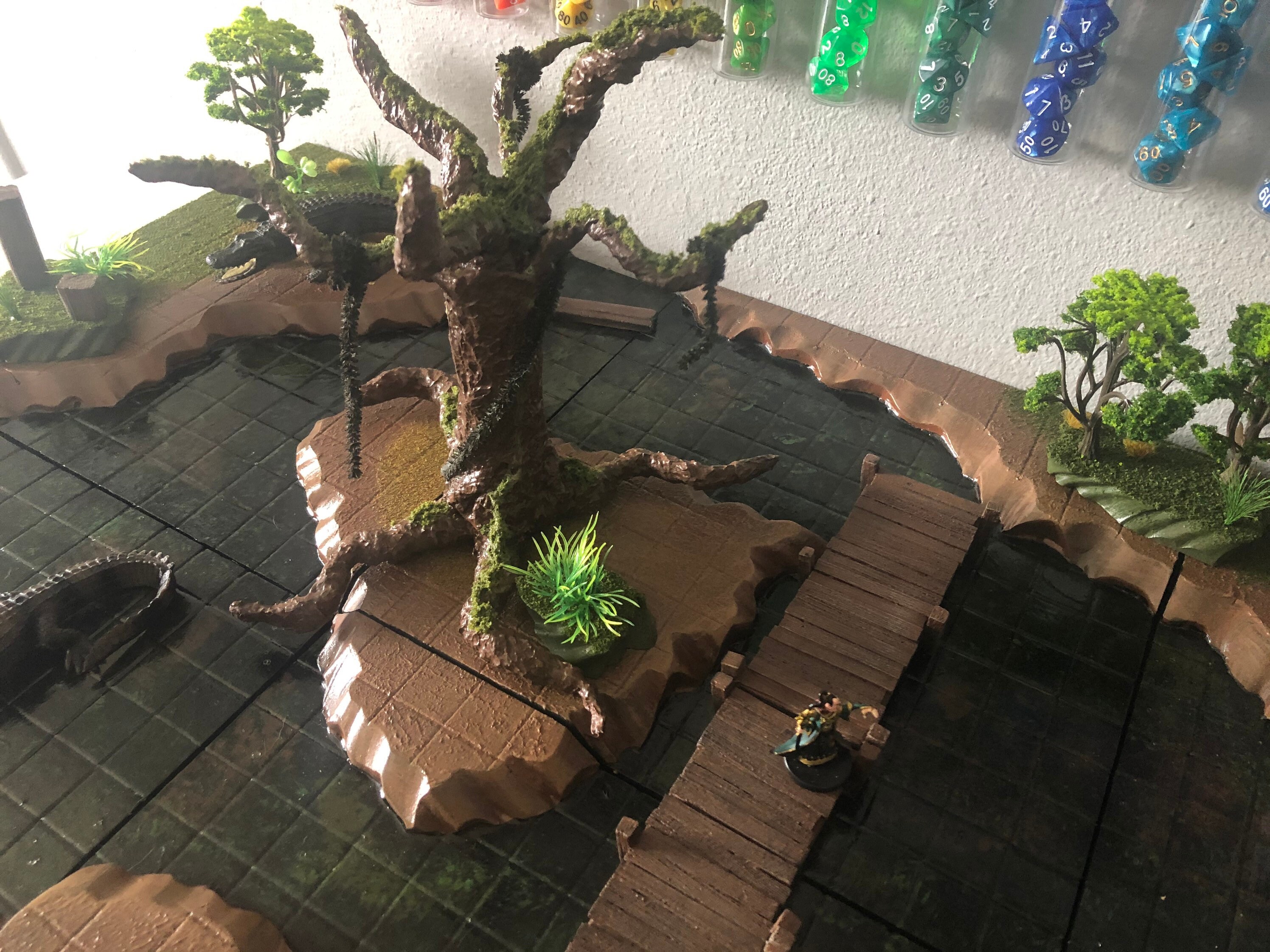 Swamp Scatter Terrain Set Dnd Terrain/tabletop Terrain - Etsy