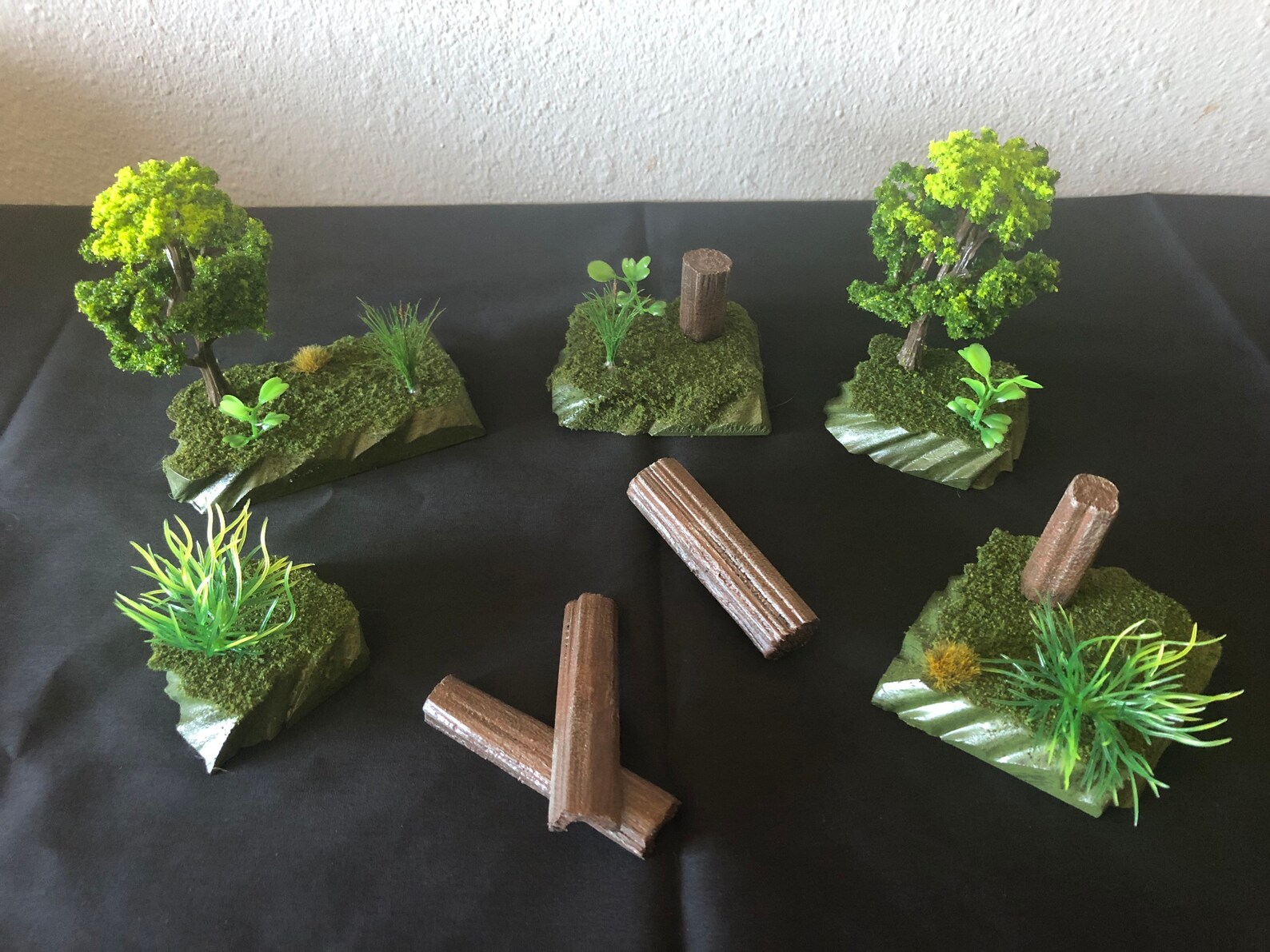 Swamp Scatter Terrain Set Dnd Terrain/tabletop Terrain - Etsy