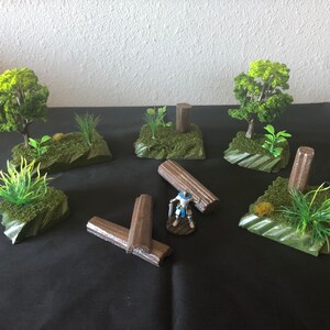 Swamp Scatter Terrain Set Dnd Terrain/tabletop Terrain - Etsy