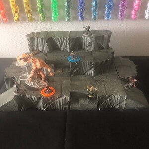 Modular Mountain Elevations Set Dnd Terrain/tabletop Terrain - Etsy