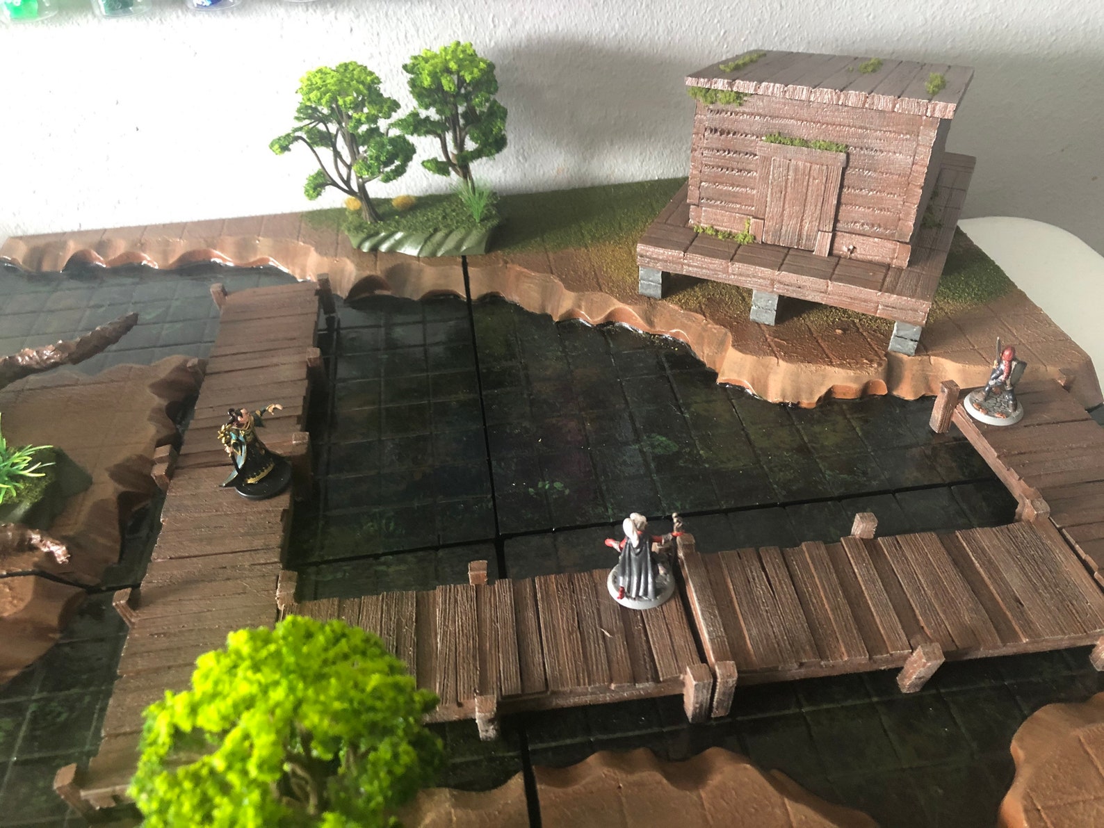 Playable Swamp Shack Dnd Terrain/tabletop Terrain | Etsy