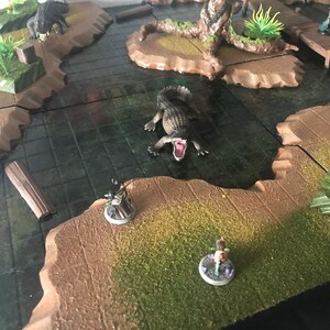 Swamp Scatter Terrain Set Dnd Terrain/tabletop Terrain - Etsy