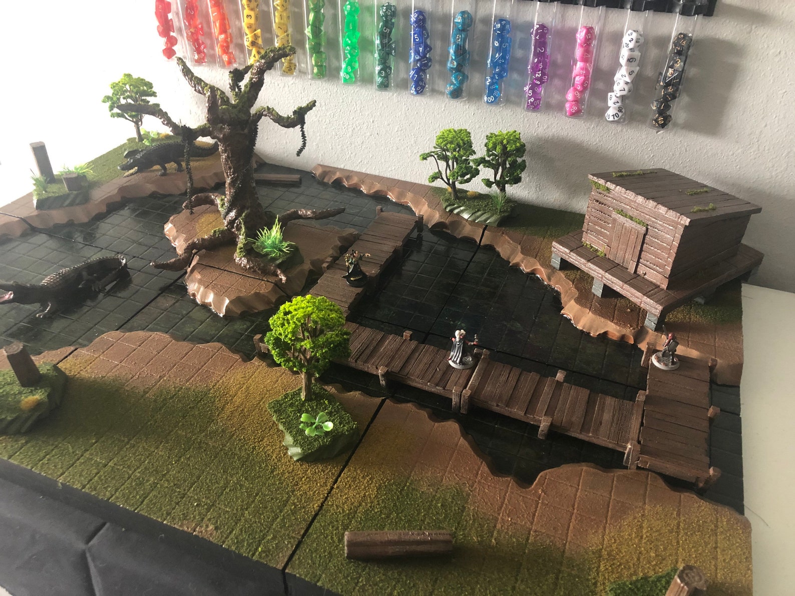 Swamp Scatter Terrain Set Dnd Terrain/tabletop Terrain - Etsy