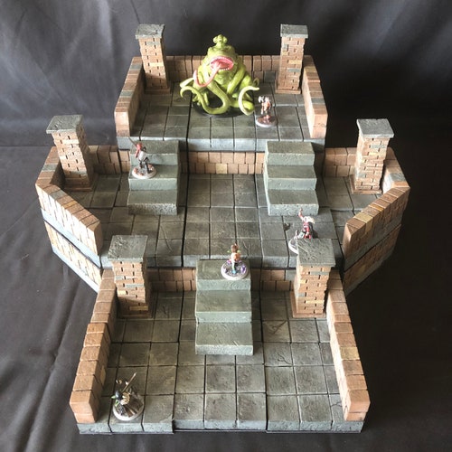 Sewer Set Dnd Terrain Tabletop Terrain Modular - Etsy