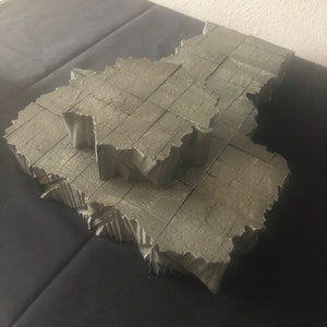 Modular Mountain Elevations Set Dnd Terrain/tabletop Terrain - Etsy