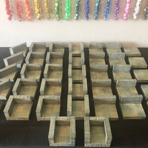 Interlocking Castle Dungeon Tile Set- Dnd Terrain/tabletop Terrain - Etsy