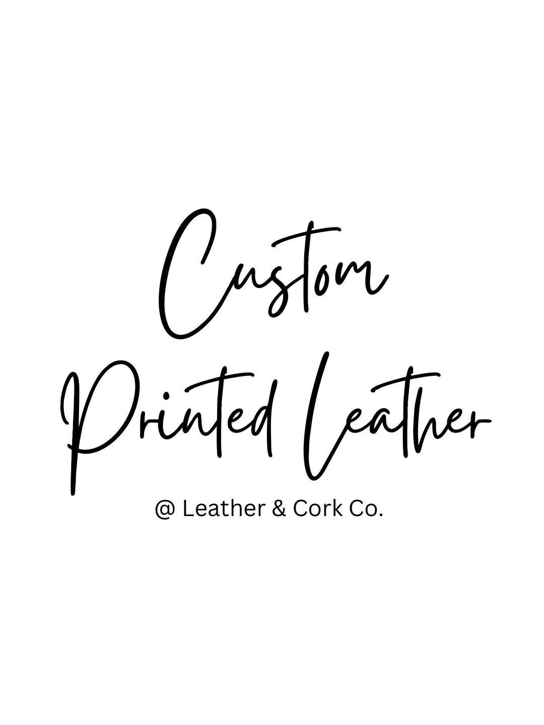 Custom Printed Leather 8x10 on Genuine Cowhide Leather - Etsy