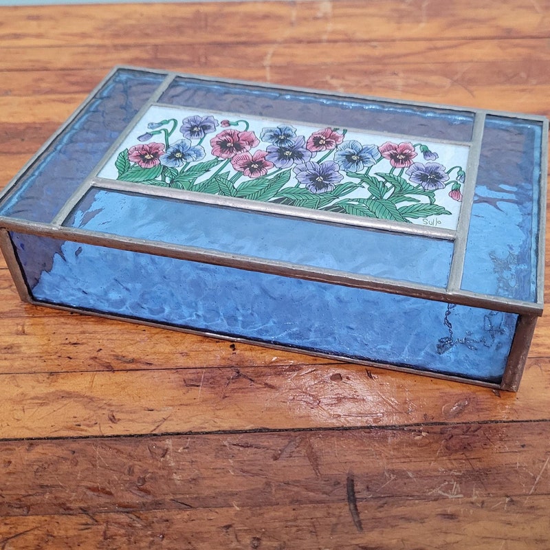 Glass Trinket Boxes - Etsy
