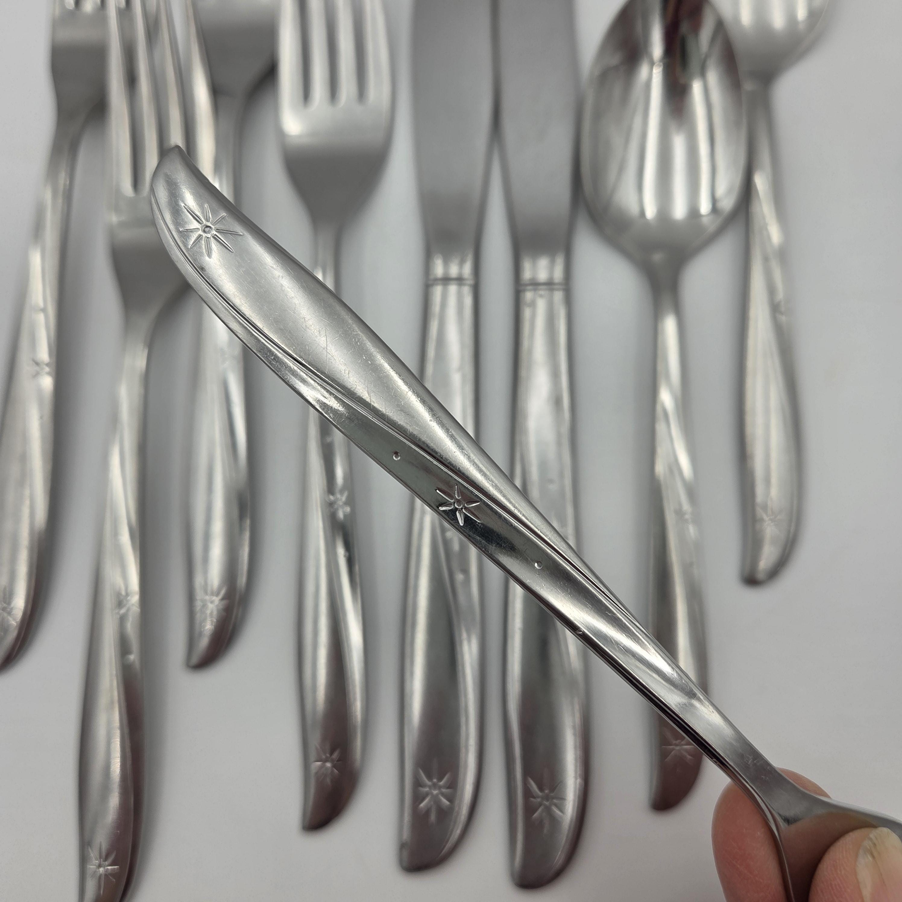 Vintage Twin Star Oneida Community Stainless Flatware Mid-century ...