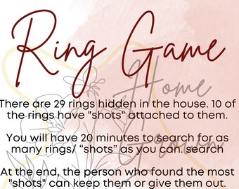 Wine Bingo Bachelorette / Hen Party Drinking Game - Etsy