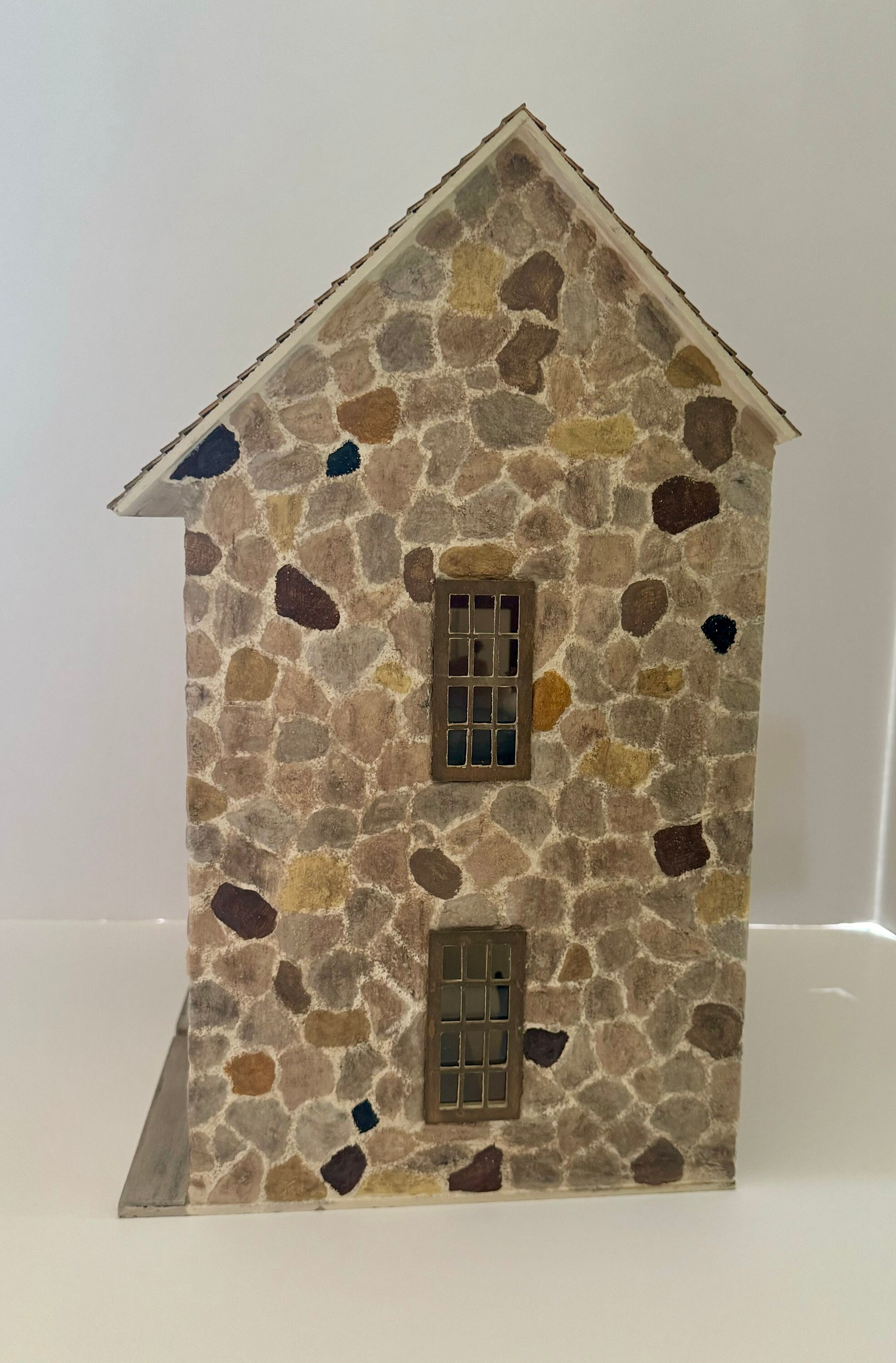 Old World Stone Cottage Half Scale Finished Dollhouse 1 24 - Etsy