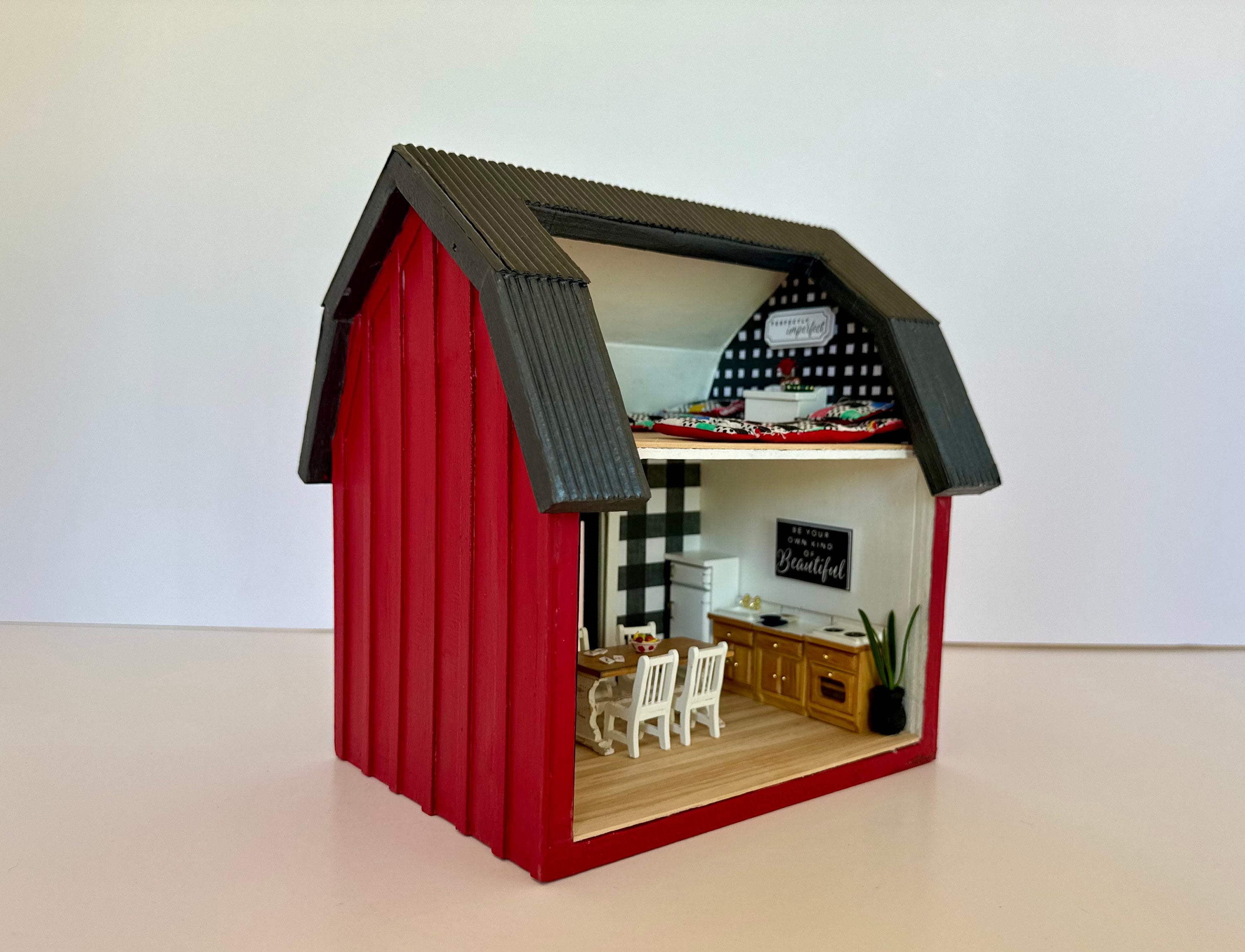Classic Barn Bunkhouse Half Scale Finished Dollhouse 1 24 - Etsy