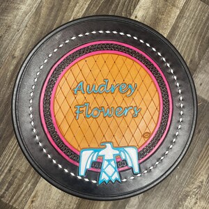 Custom Tooled Leather Rope Cans - Etsy