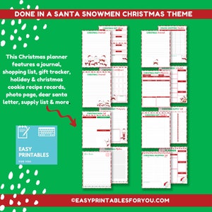 Christmas Planning, Christmas to Do List, Christmas Gift Card List Log ...