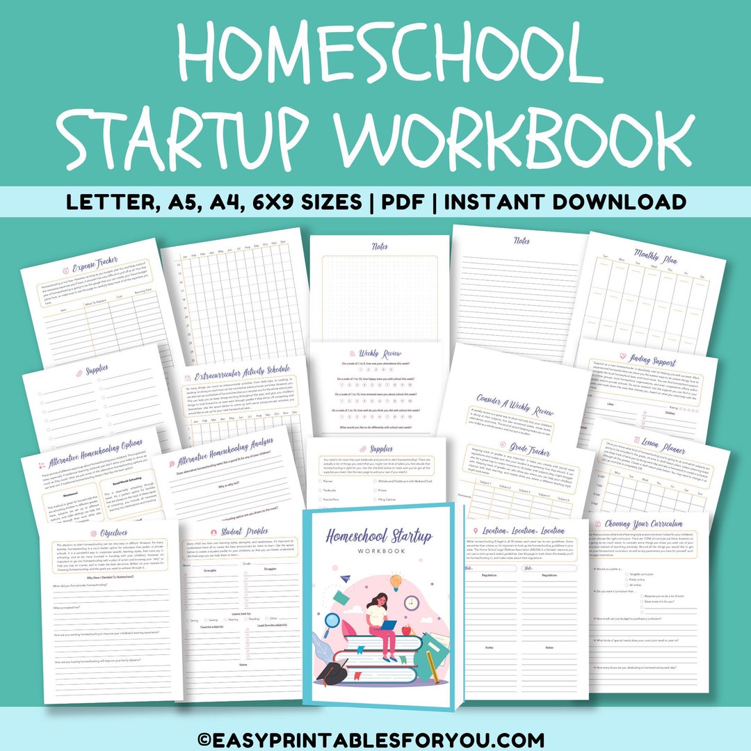 Homeschool Weekly Schedule Printable | Homeschool Planner Printable ...