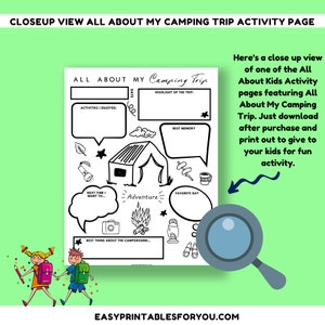 All About Me Printable, Kids Activities Printable, Childrens Activities ...
