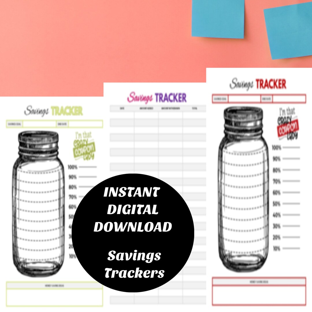 Savings Tracker Printable: Money Goal Chart (digital Download) - Etsy
