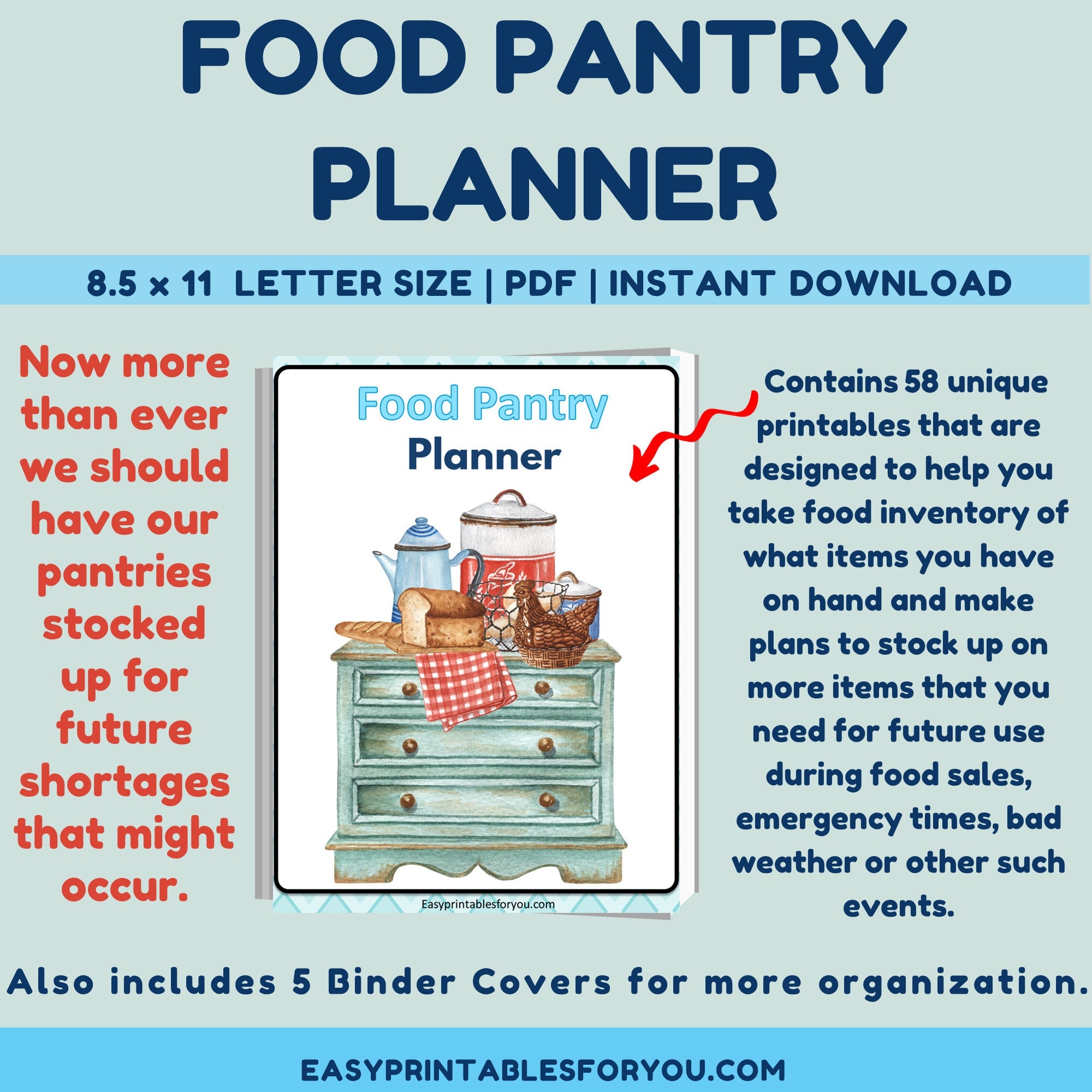 Stock The Pantry Food Template