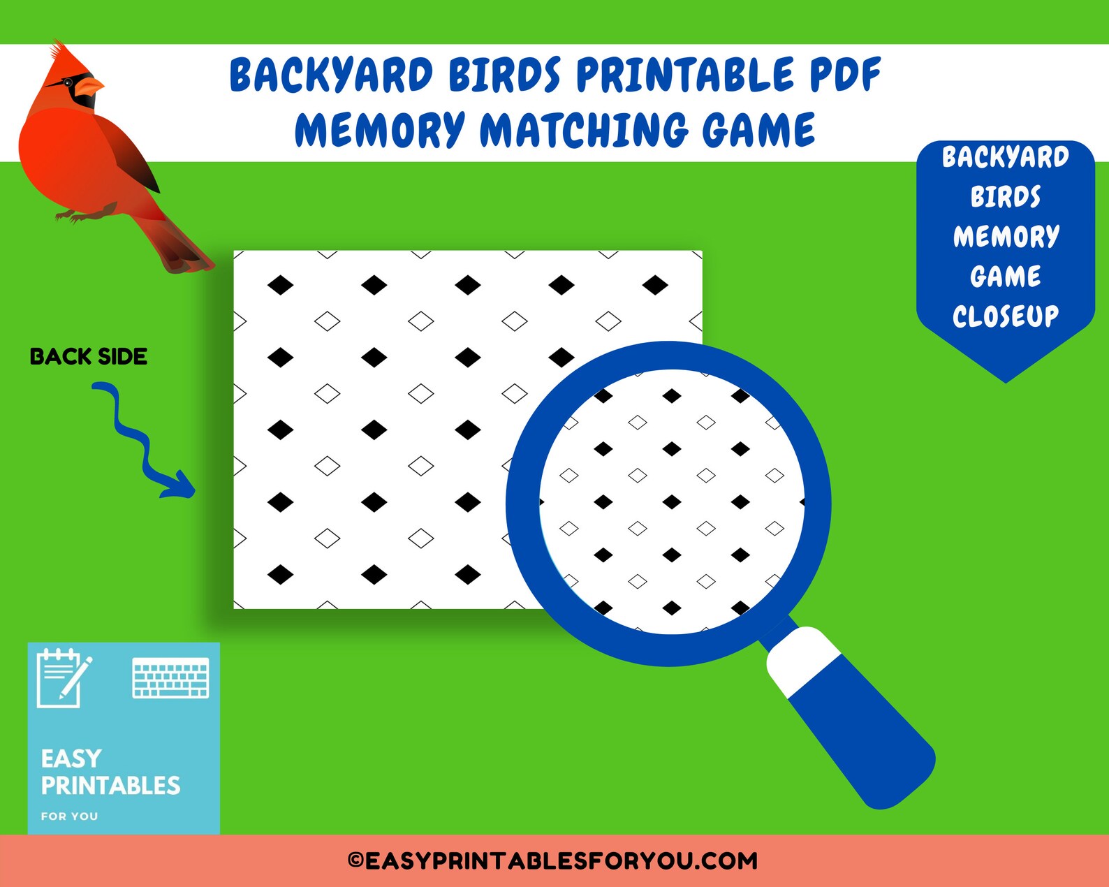 Birds Matching Game | Birds Memory Match Game | Printable Memory Cards ...