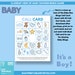 Baby Boy Bingo Printable, Baby Boy Bingo Game, Baby Shower Bingo Game ...