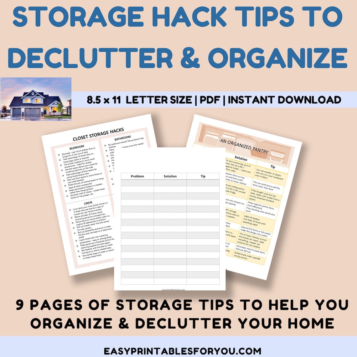 Declutter Printable Decluttering Printable Declutter - Etsy