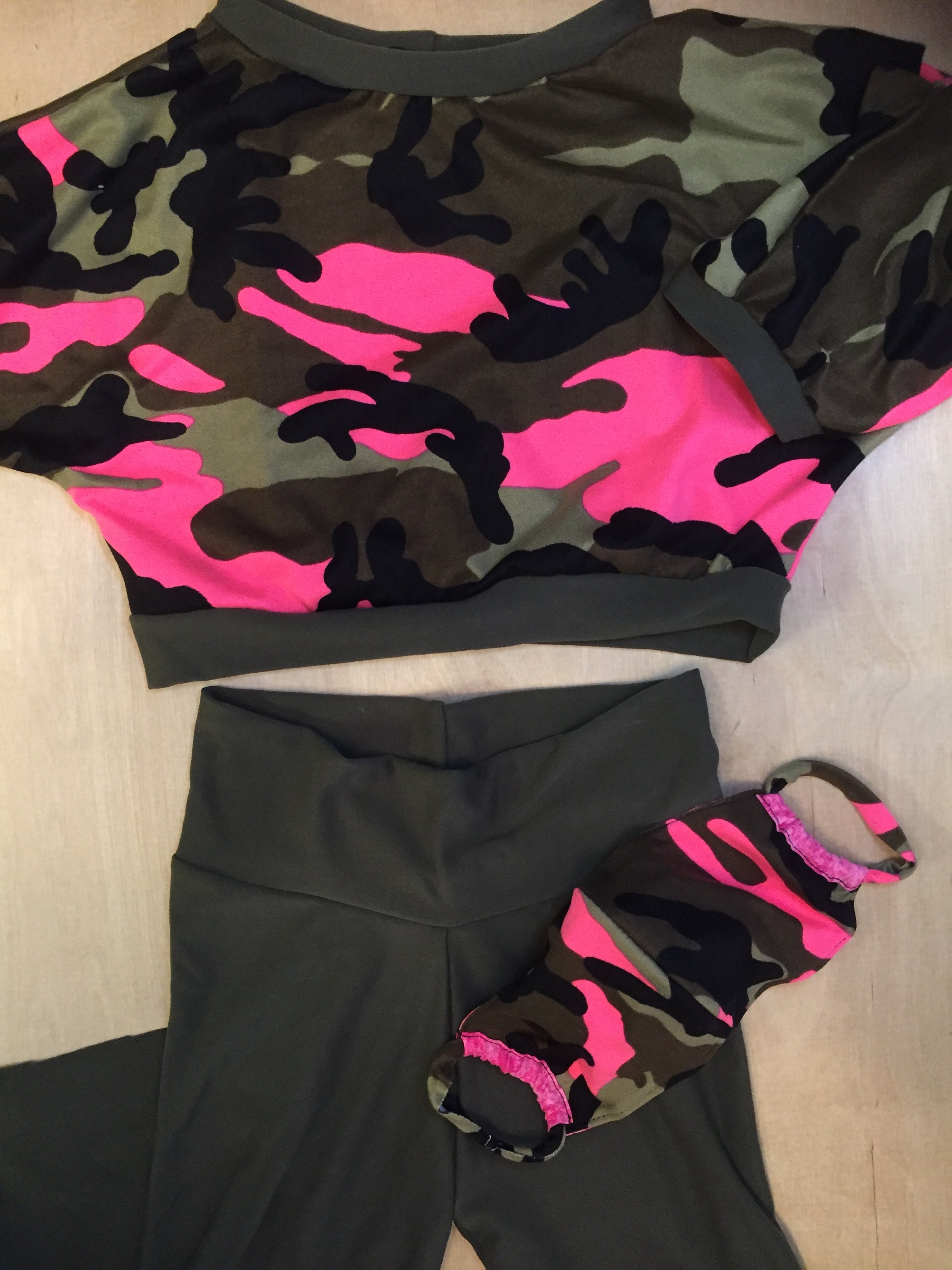 Pink Camo Clothing For Girls