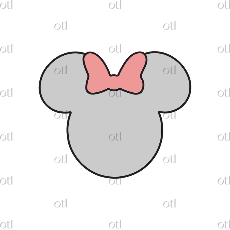 Minnie Mouse SVG PNG Vector Cutting File for Cricut - Etsy Canada