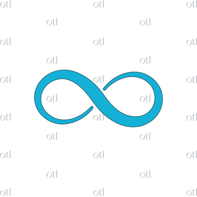 Infinity SVG PNG Vector Cutting File for Cricut Silhouette - Etsy