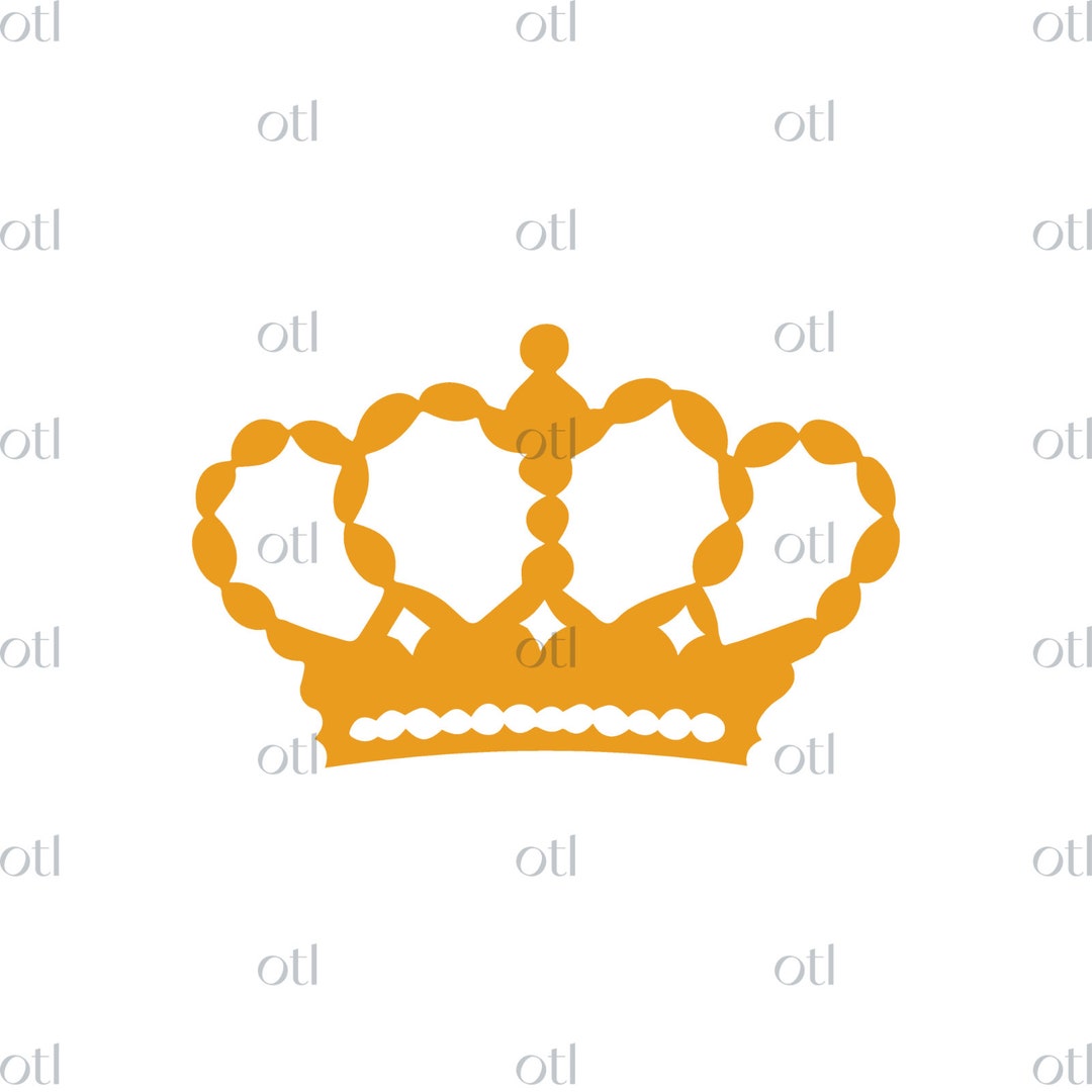Crown SVG PNG Vector Cutting File for Cricut, Silhouette - Crown ...