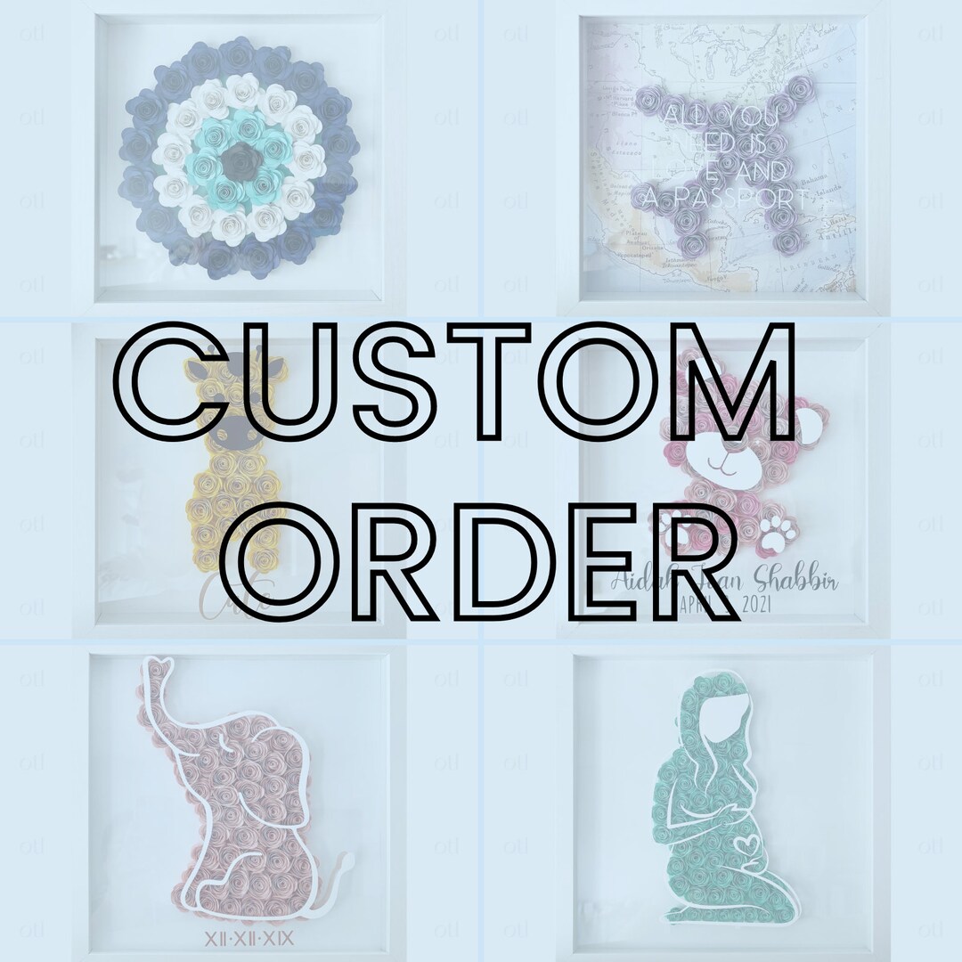 Custom Shape Shadow Box - Etsy