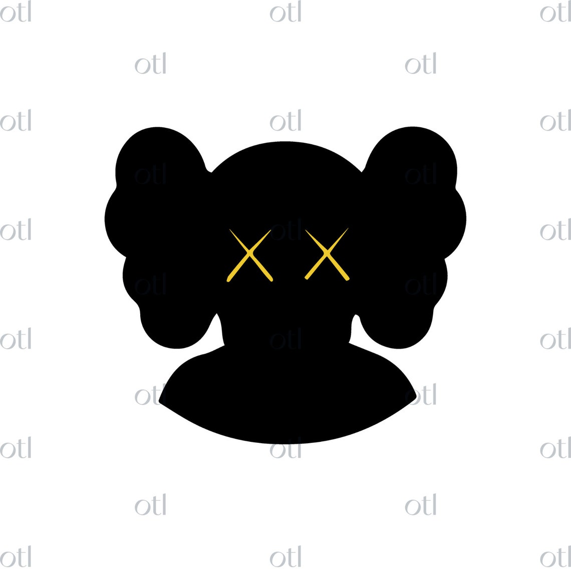 Kaws SVG PNG Vector Cutting File for Cricut Silhouette Kaws | Etsy