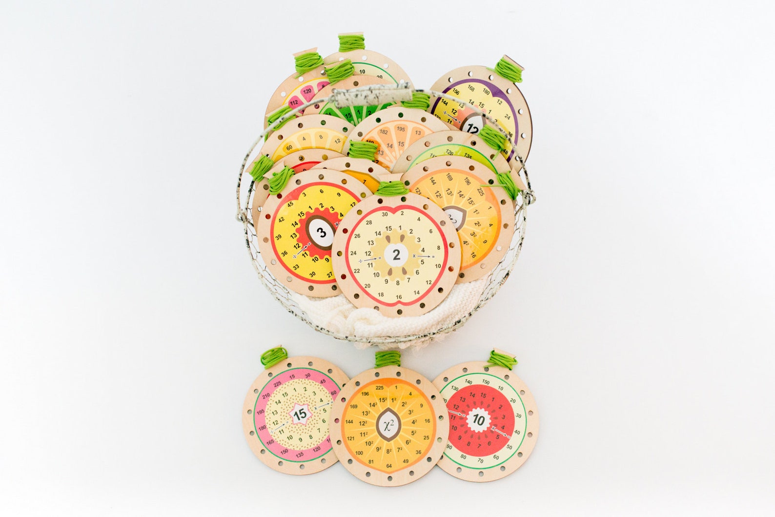 Math Fruit 15, Skip Counting, Multiplication Table up to 15, Cubes ...