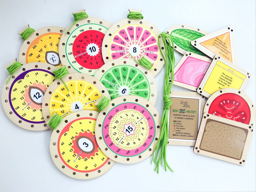 Math Fruit 15 and GEO-YUM-METRY Value Pack, Math Manipulative ...