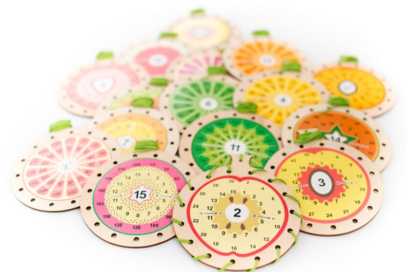 Math Fruit 15, Skip Counting, Multiplication Table up to 15, Cubes ...