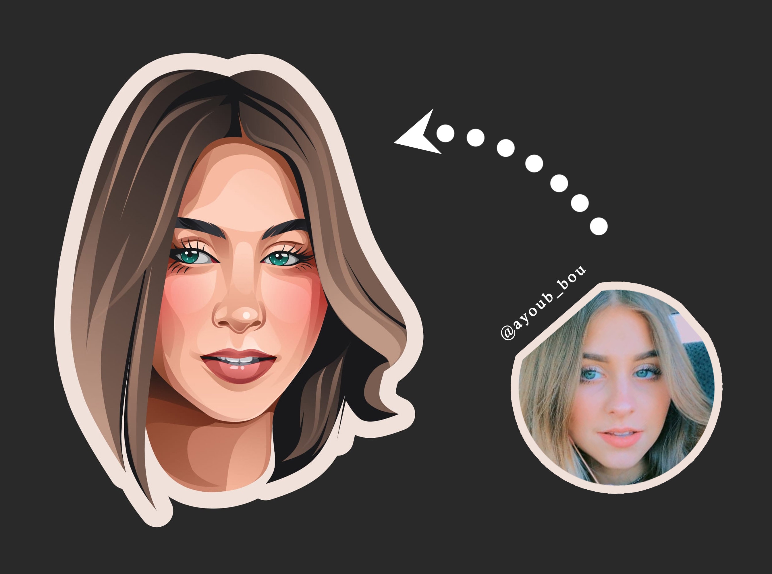 Cartoon Logo Design Custom Cartoon Portrait for Your - Etsy